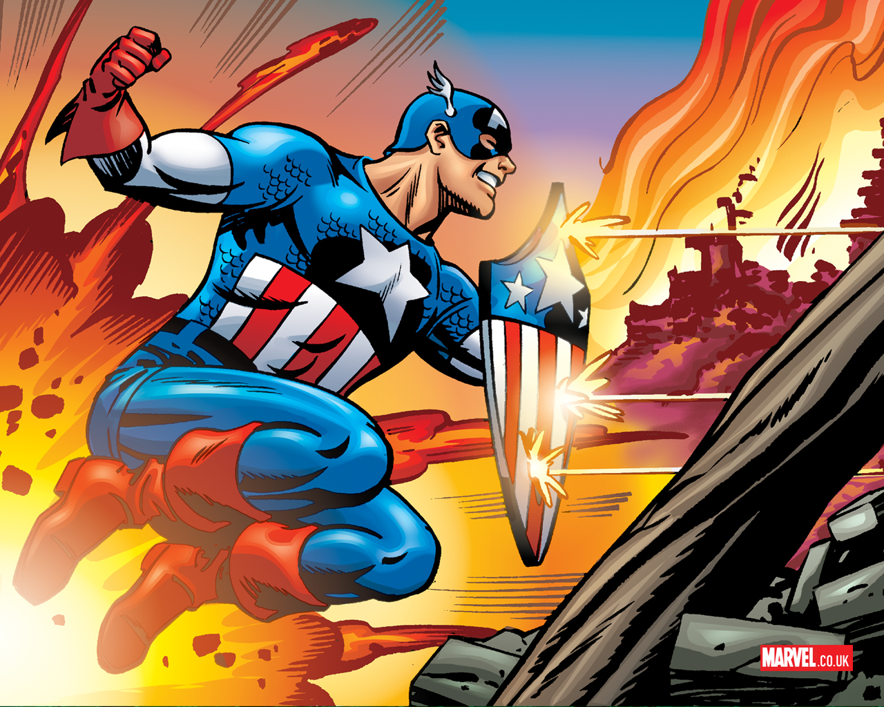 Kids-n-fun.de | Hintergrundbild Comic Helden Comic Helden