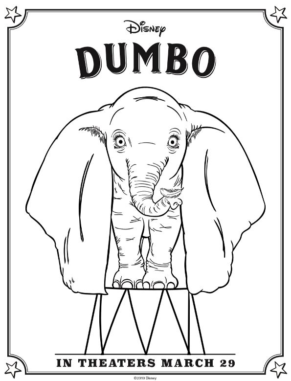 Kids-n-fun.de | Malvorlage Dumbo (2019) Dumbo (2019)