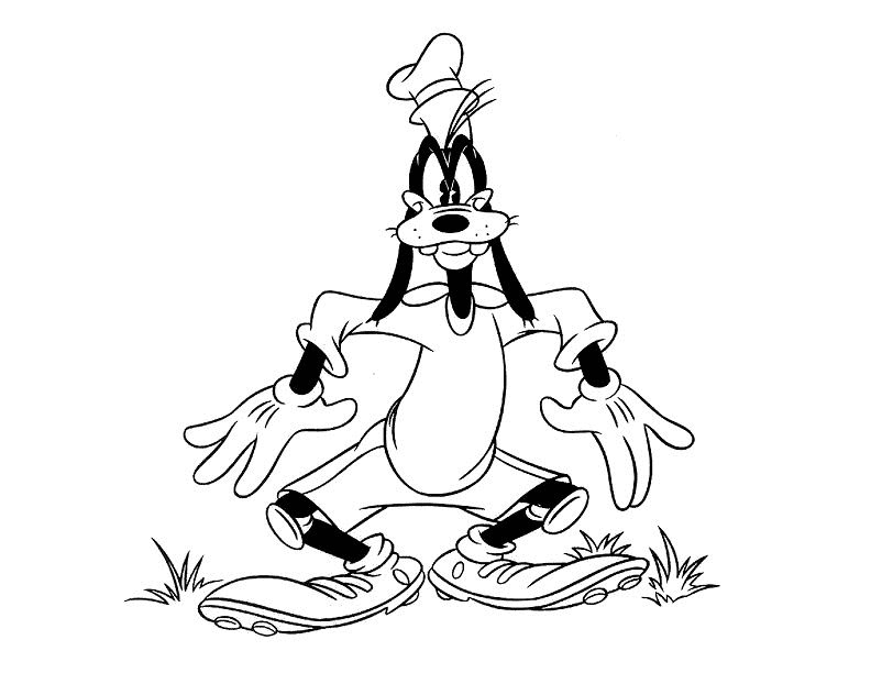 Kids-n-fun.de | Malvorlage Goofy Goofy