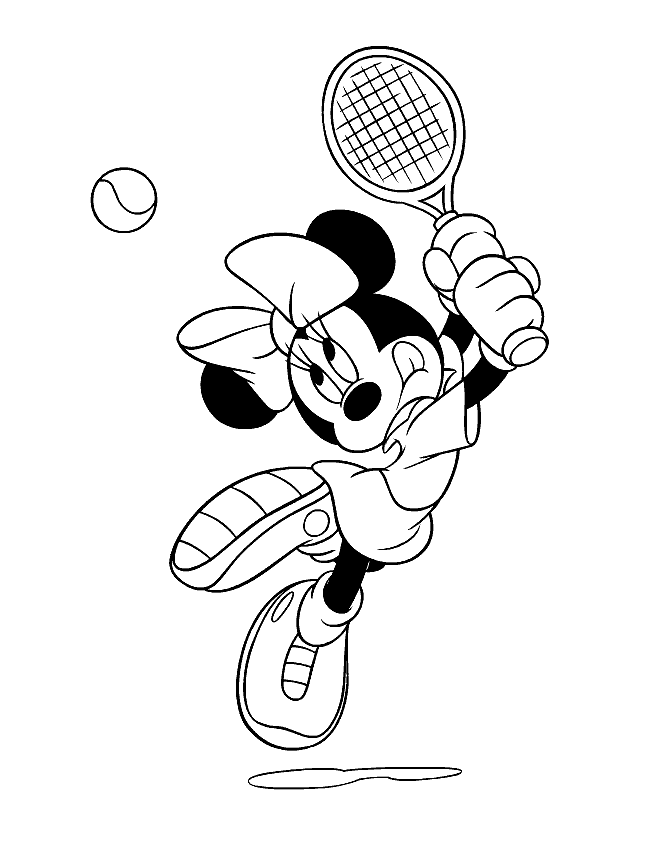 Kids-n-fun.de | Malvorlage Minnie Mouse Minnie Mouse