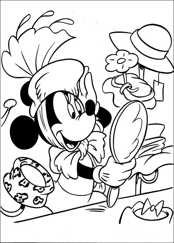 Kids-n-fun.de | Malvorlage Minnie Mouse Minnie Mouse