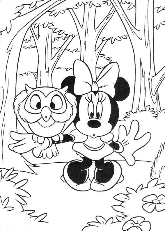 Kids-n-fun.de | Malvorlage Minnie Mouse Minnie Mouse