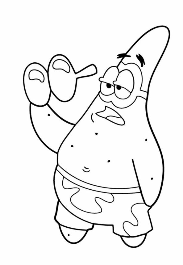 Kids-n-fun.de | Persönliche Malvorlage erstellen Patrick Star malvorlage