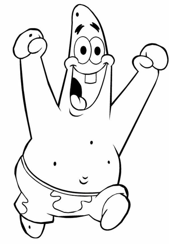 Kids-n-fun.de | Malvorlage Patrick Star Patrick Star