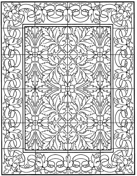 Kids-n-fun.de | Malvorlage Fliesen Fliesen