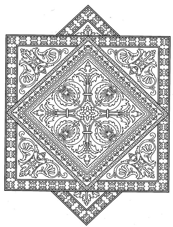 Kids-n-fun.de | Malvorlage Fliesen Fliesen