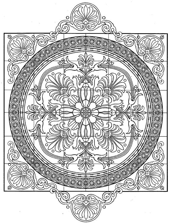 Kids-n-fun.de | Malvorlage Fliesen Fliesen