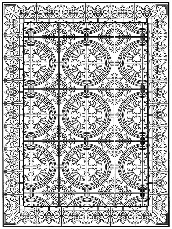 Kids-n-fun.de | Malvorlage Fliesen Fliesen